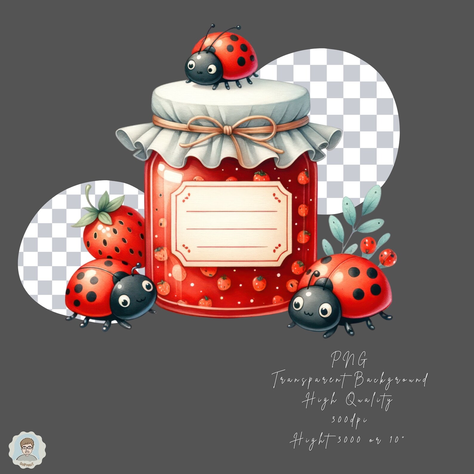 Sweets Bugs, Cute Ladybug Food & Sweets Clipart, Adorable Insect Themed ...
