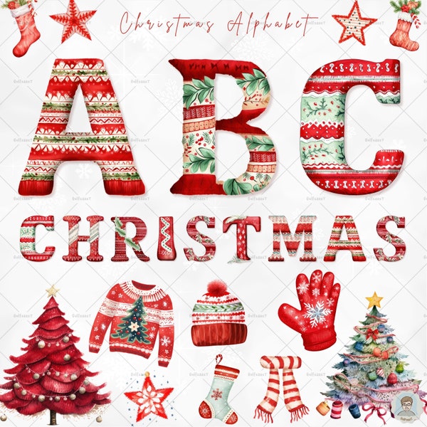 Christmas Font - Etsy