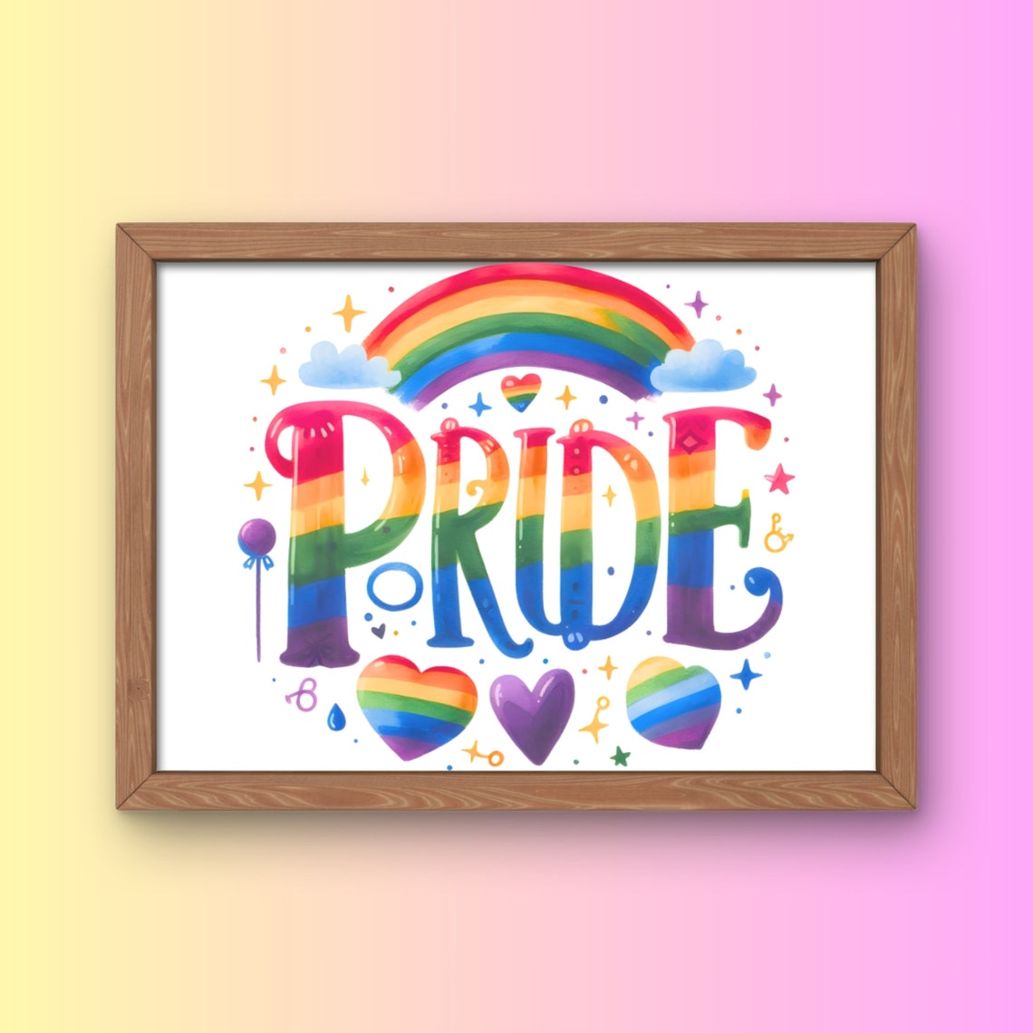 Watercolor LGBTQ Pride Rainbow Clipart, Diversity Pride, Rainbow, Pride ...