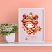 2024 Cute Dragon Clipart, Chinese New Year Watercolor Clipart, Lion ...