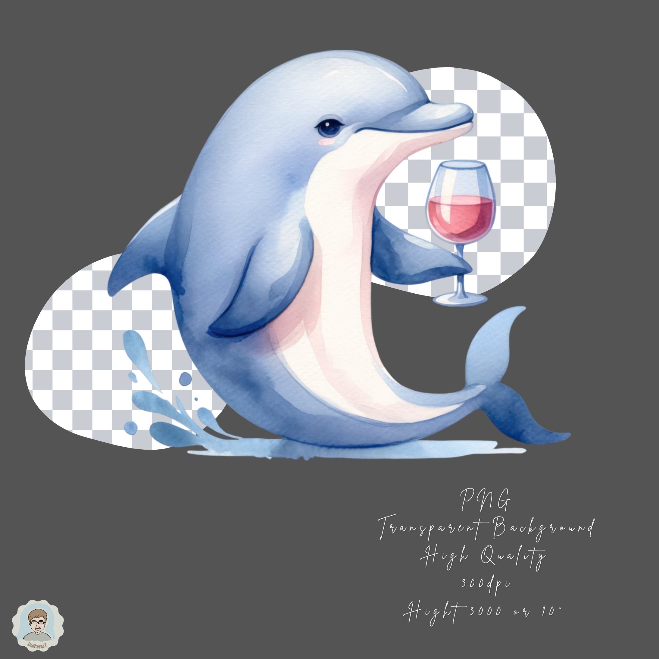 Animals Wine's Day Clipart, Adorable Creatures With Wine PNG Collection ...