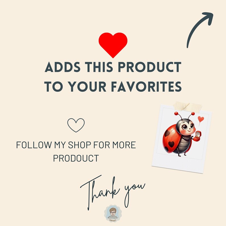 Cute Ladybug Valentine Clipart, Love Bug Clipart, Valentine Sublimation ...