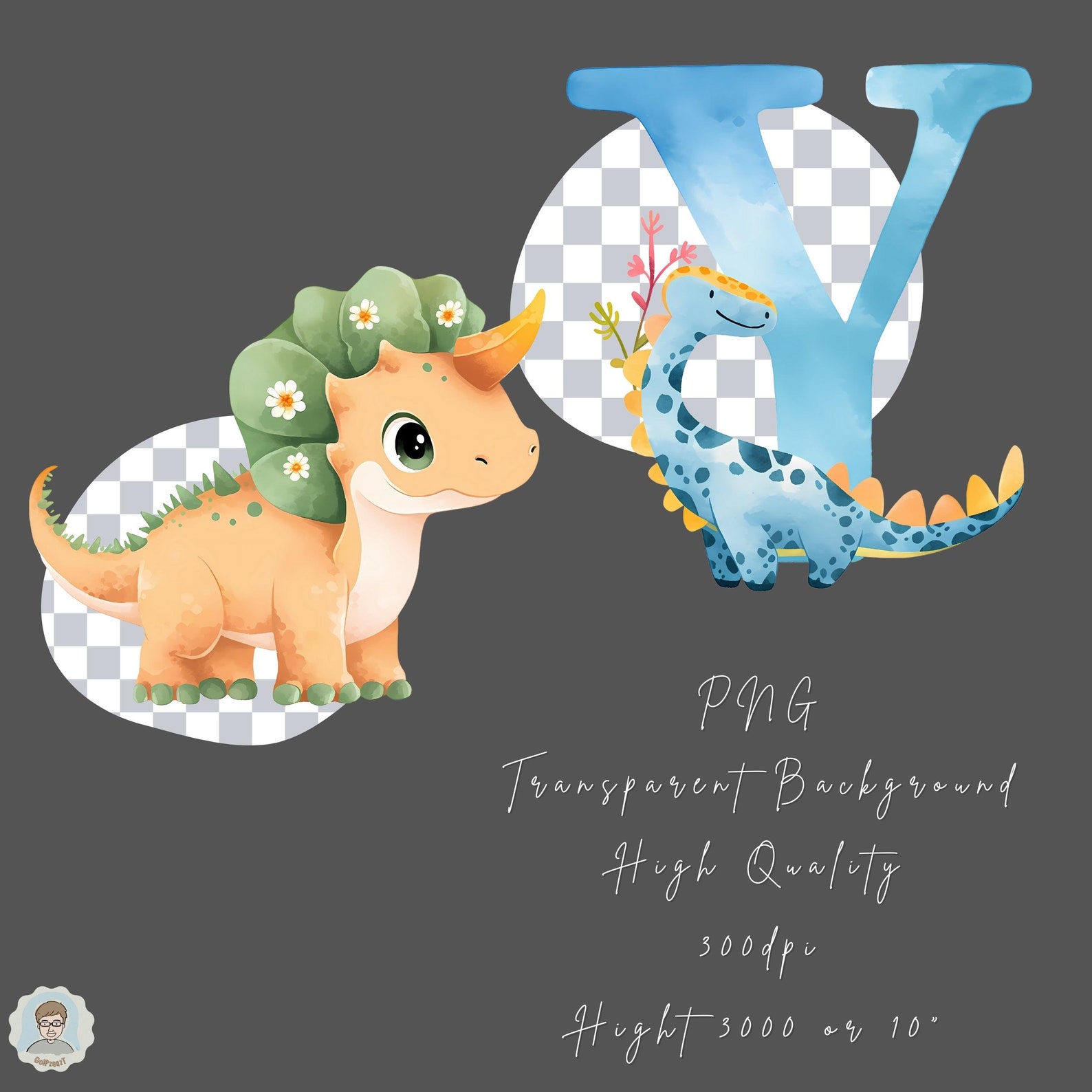 Dinosaur Alphabet Clipart, Dino Letter, Dinosaur PNG, Dinosaur Nursery ...