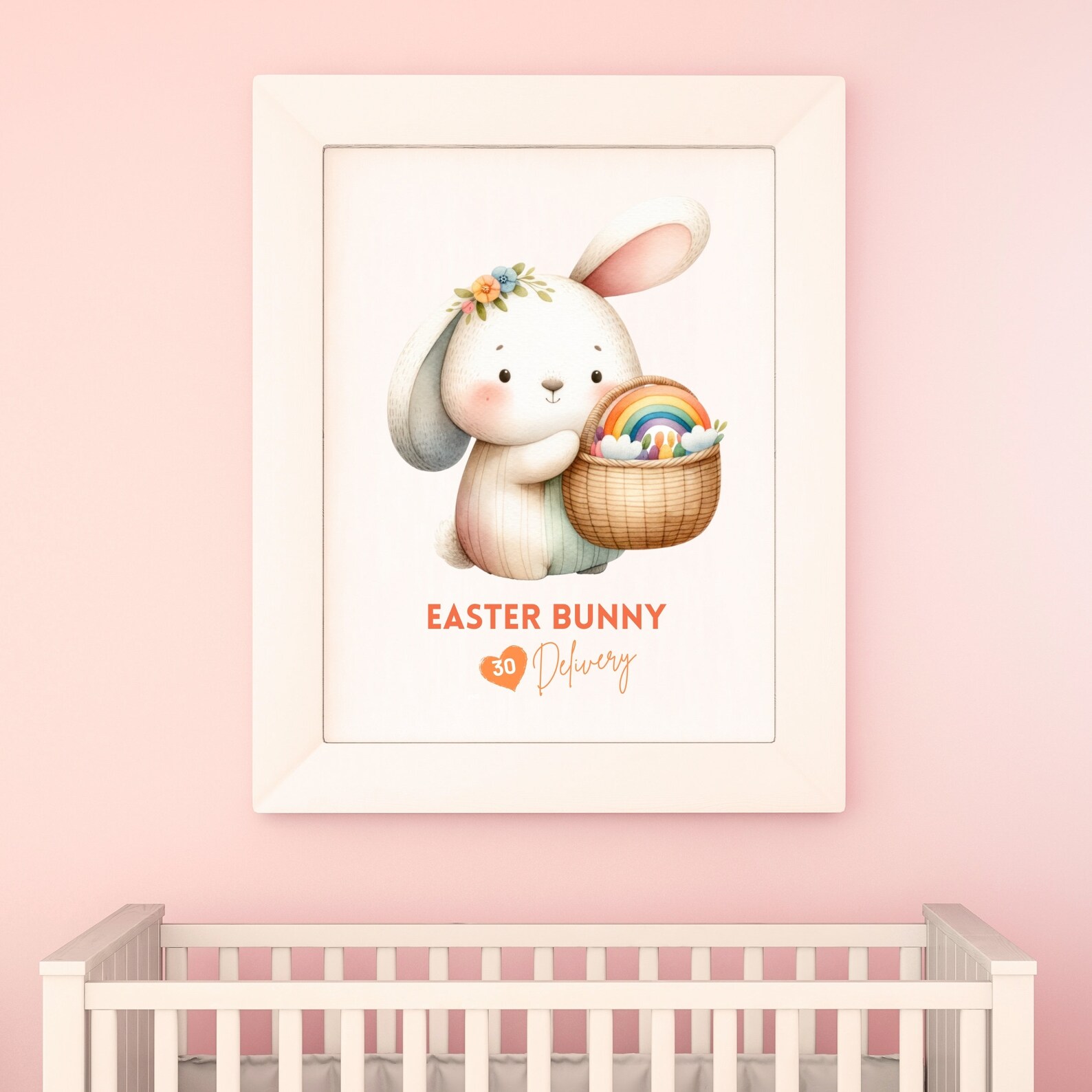 Easter Bunny Delivery Clipart, Adorable Springtime Bunny PNG Collection ...