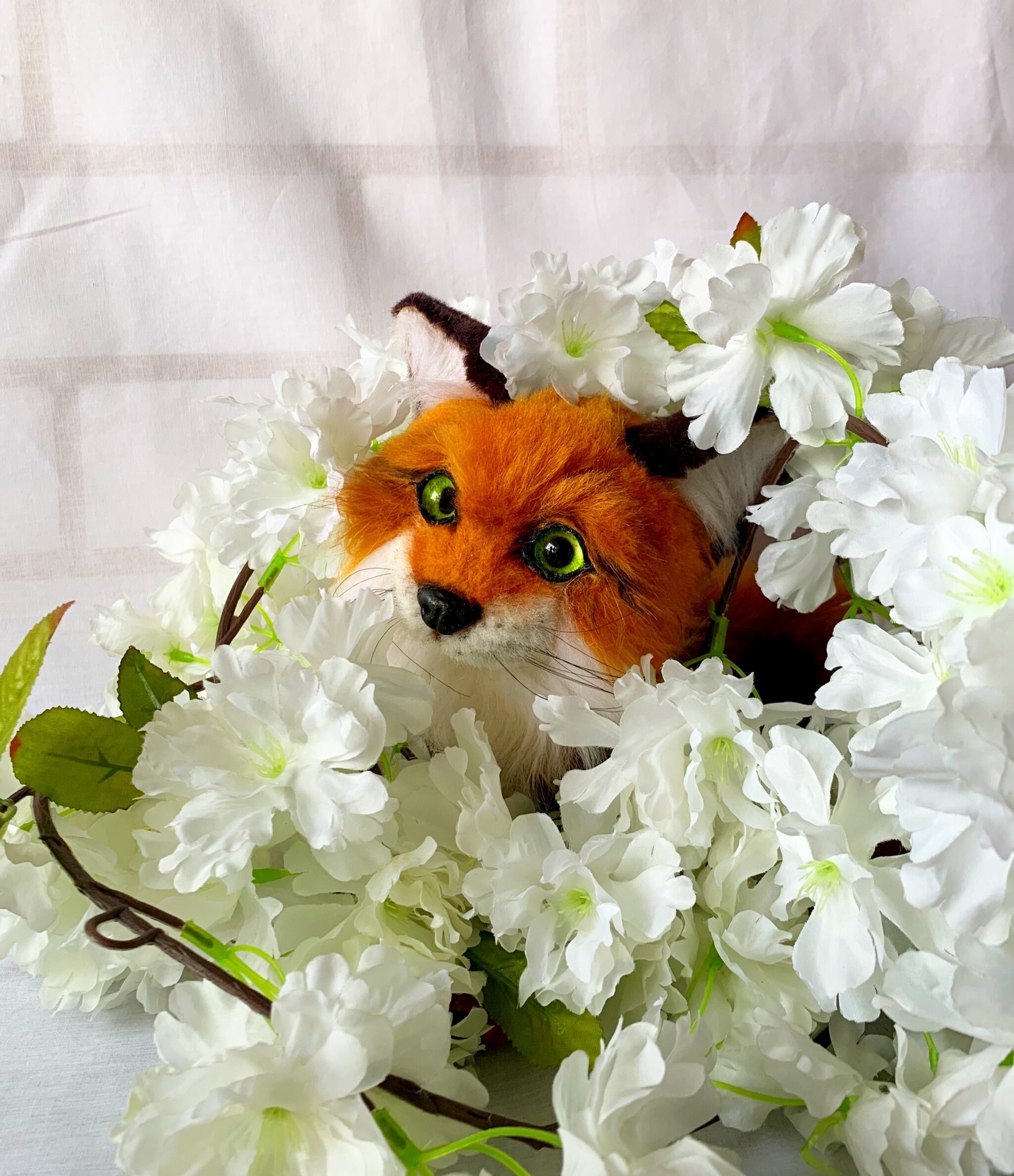 Realistic toy fox. Author's toy | Etsy