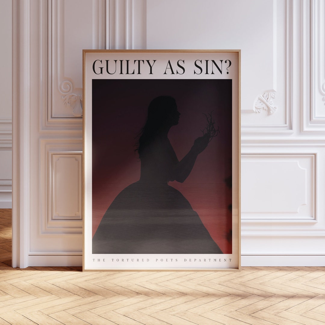 Guilty as Sin Digital Download, Guilty as Sin Print Gift, Tortured ...