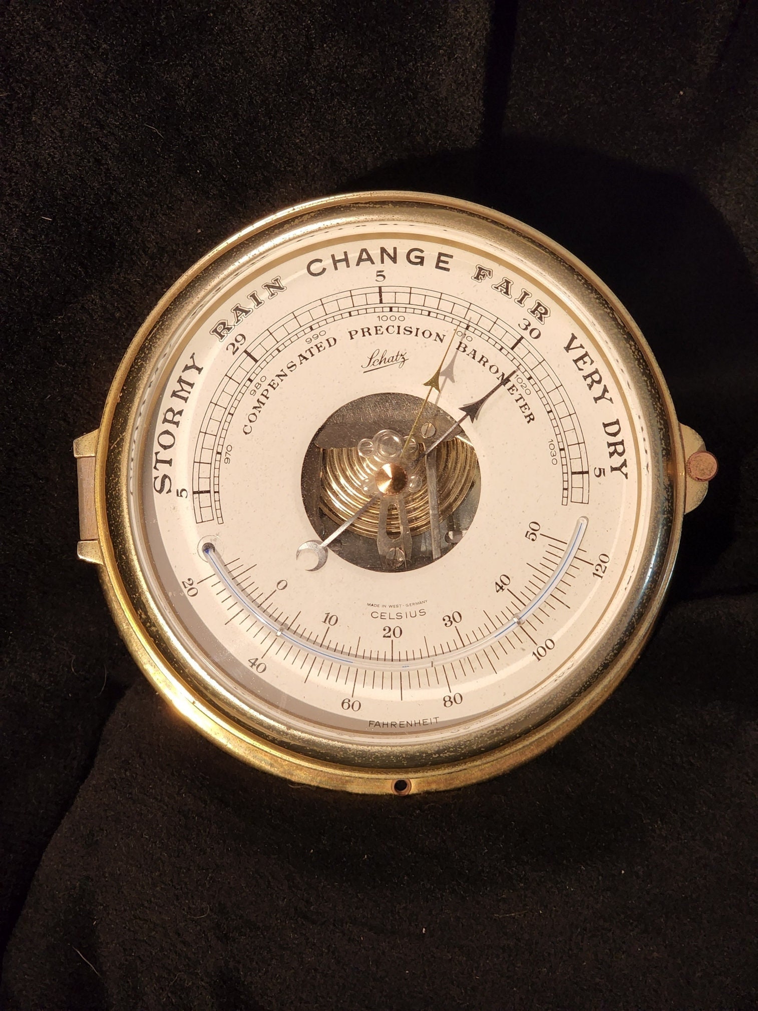 Schatz Instruments "compensated Precision Barometer" Made in West ...