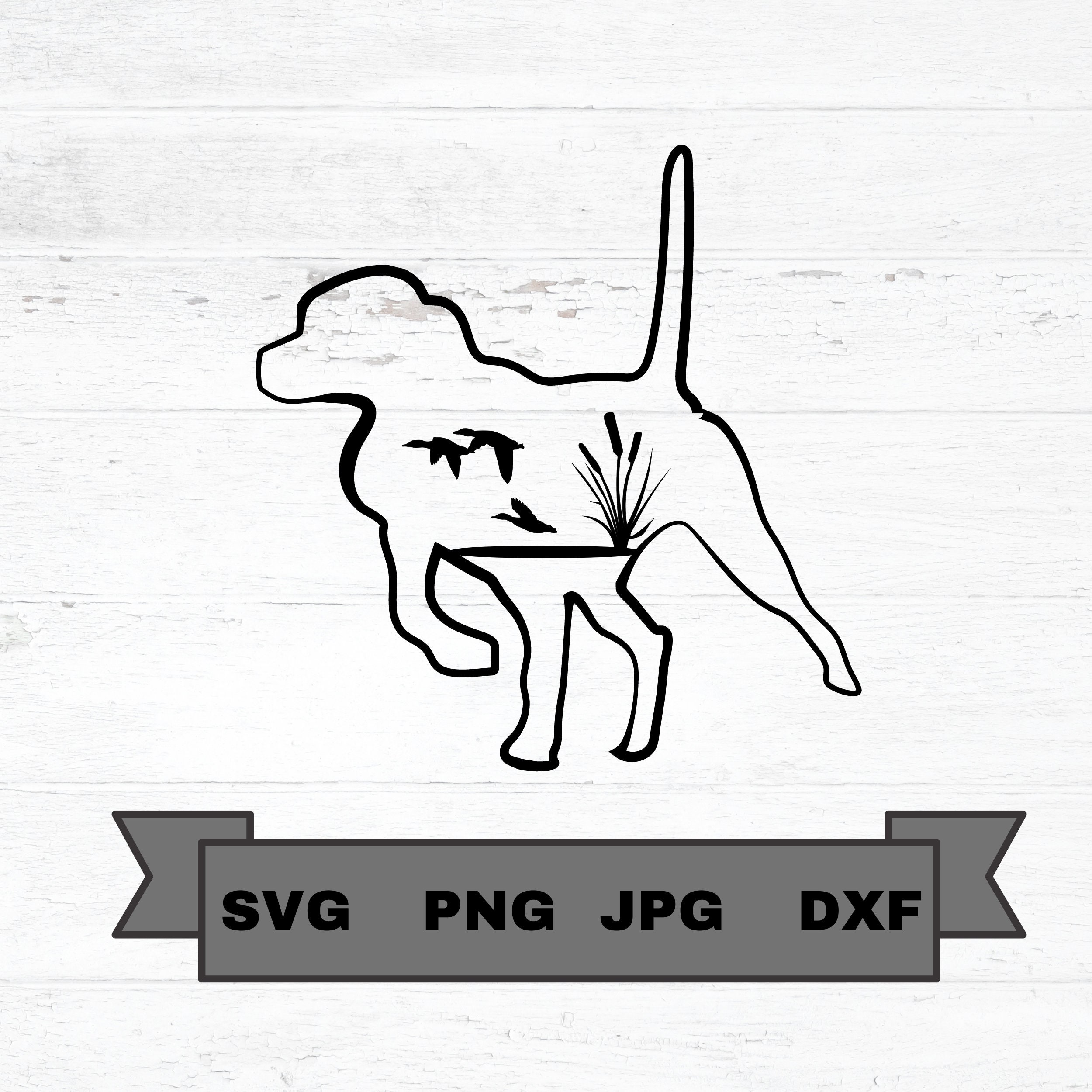 Waterfowl Hunting Dog SVG | Digital Files - Etsy