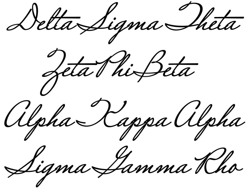 Female Greek Names Cursive - Etsy
