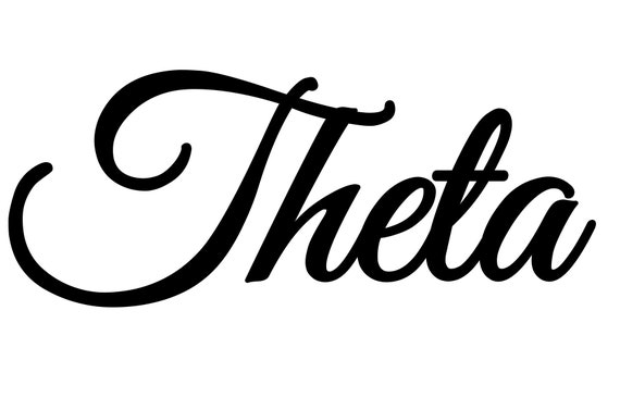 Theta Template | Etsy
