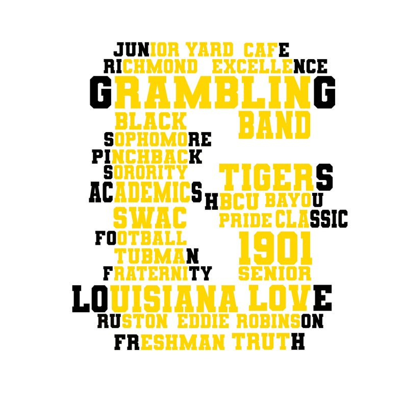 Grambling State- BIG G - Etsy