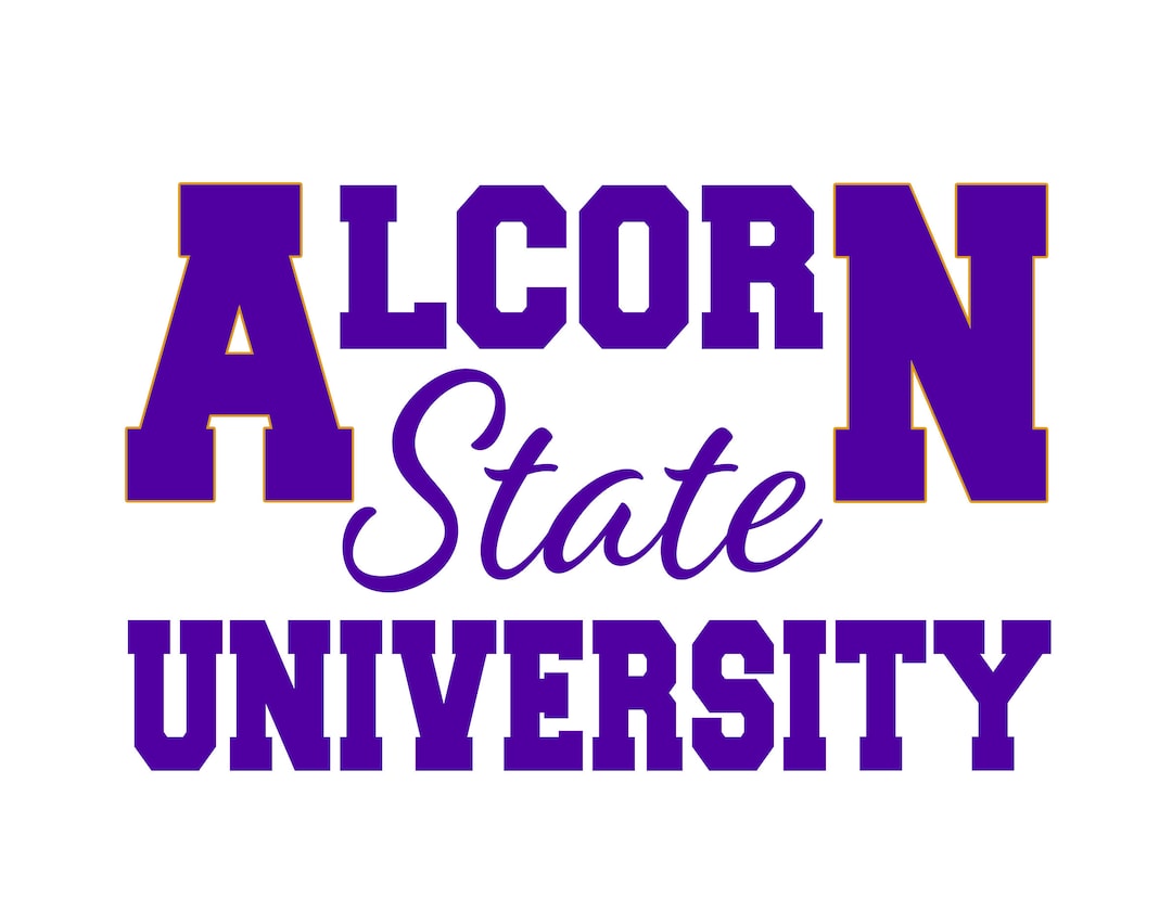 Alcorn State Univ Block and Cursive - Etsy