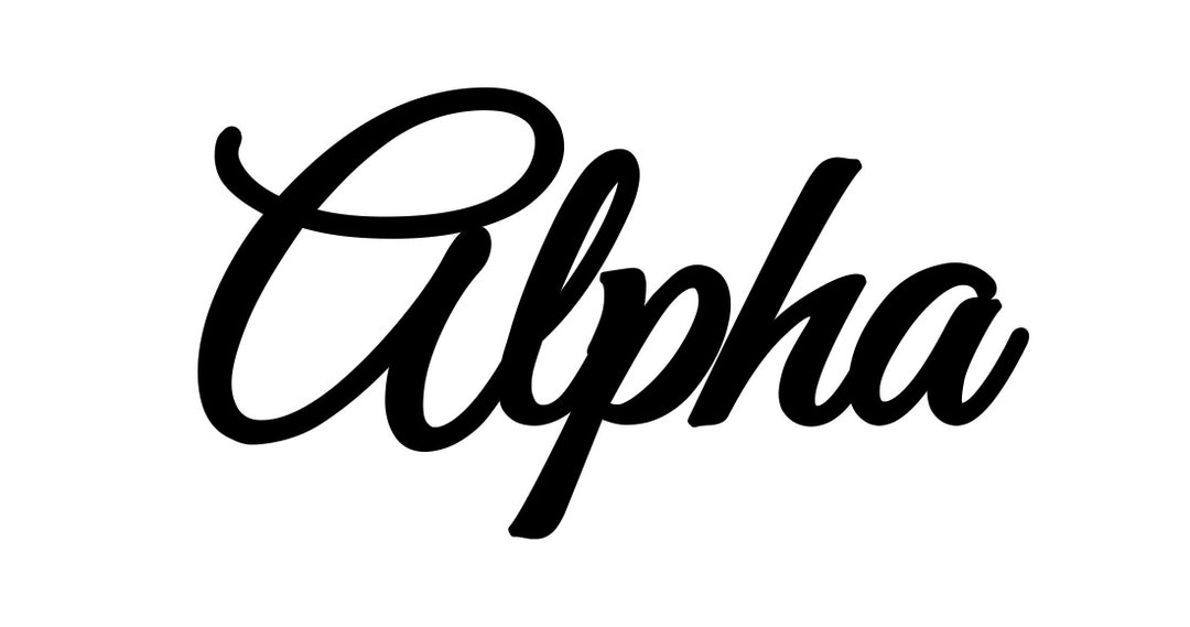 Alpha Template - Etsy
