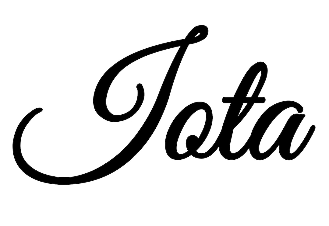 Iota Template - Etsy