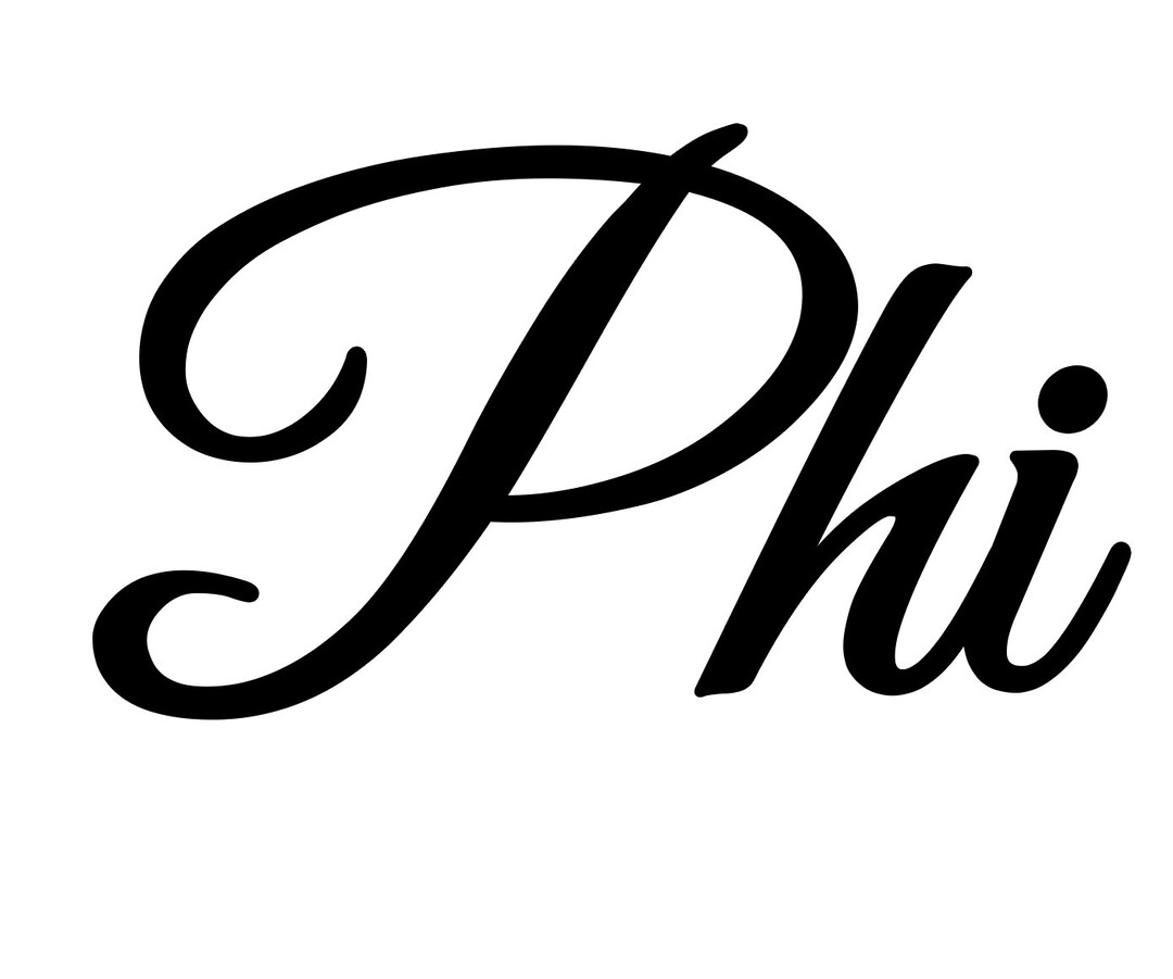 Phi Template - Etsy