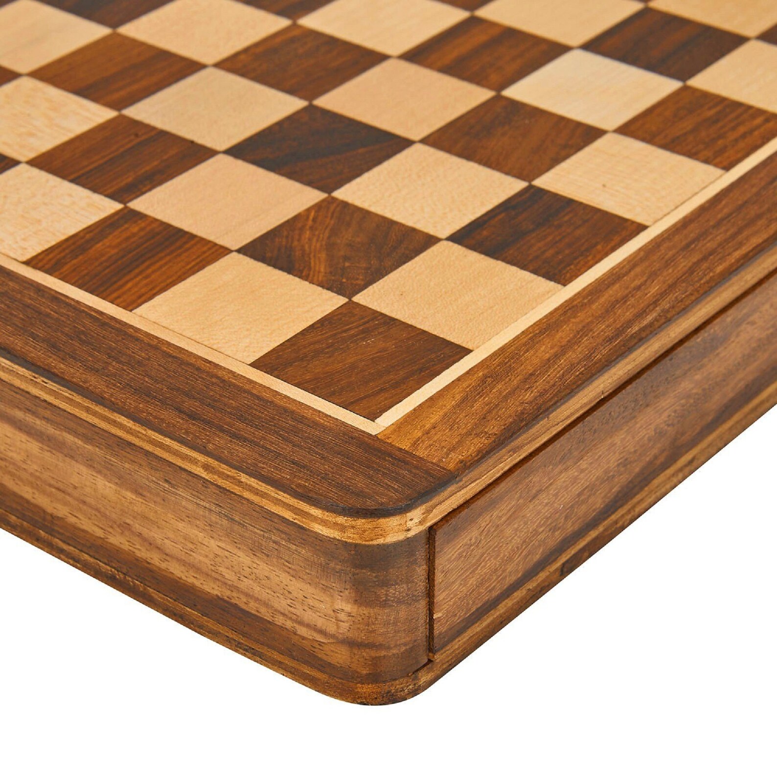 10X10 Inche Wooden Drawer Chess Board with | Etsy
