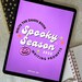 Spooky Season Writing Prompt Workbook | Halloween | Novel Writing ...
