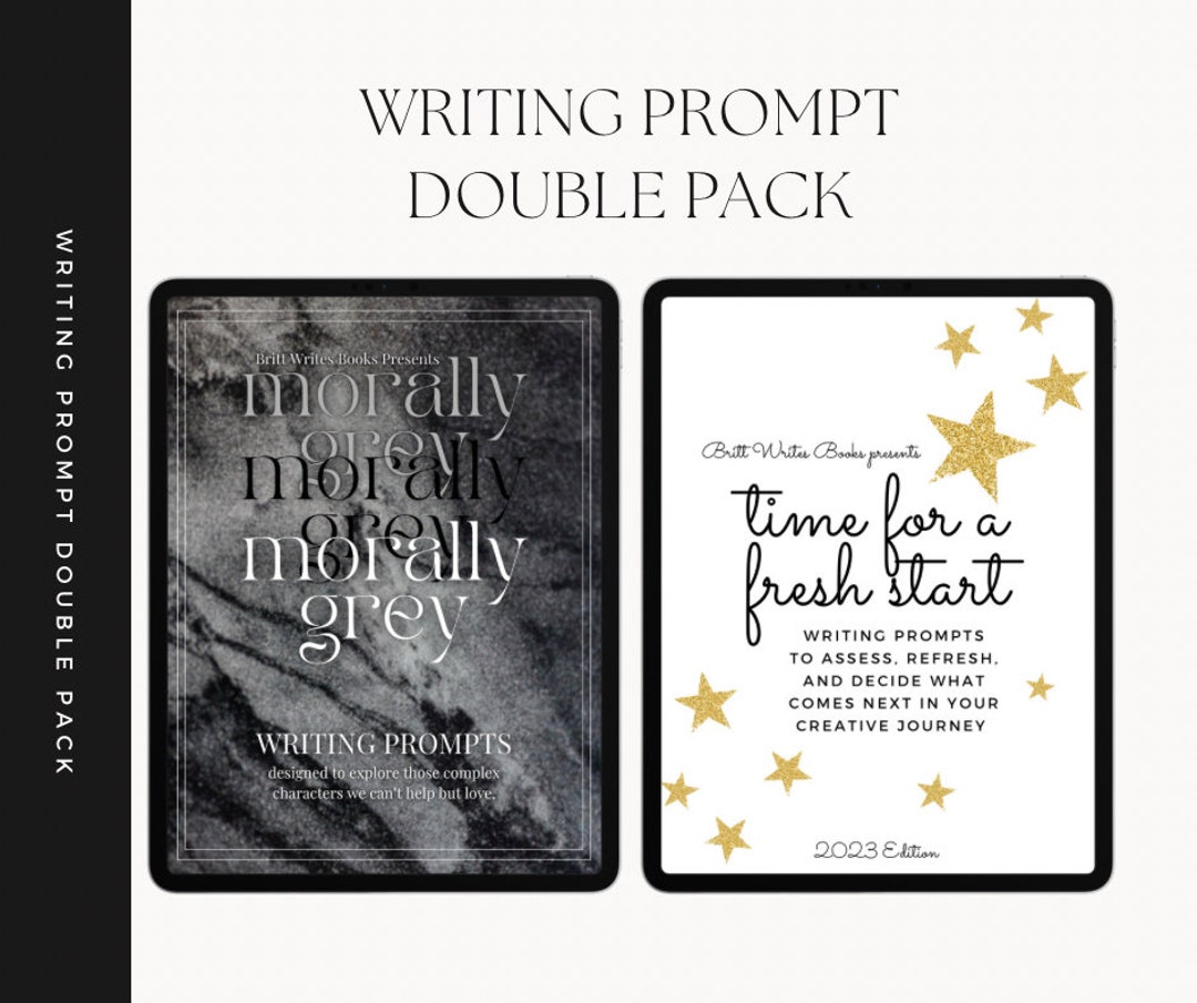 Writing Prompt Bundle | Morally Grey Writing Prompts + Fresh Start ...