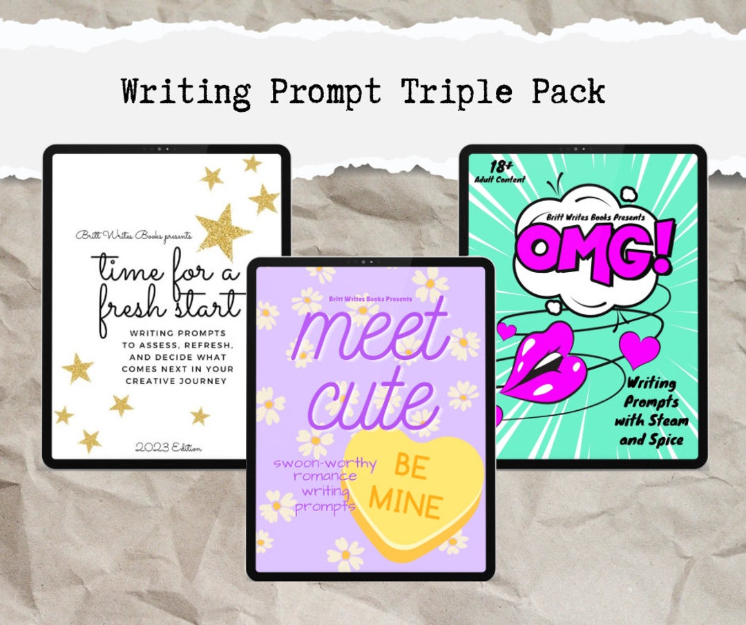 Writing Prompt Triple Pack Meet Cute Romance Writing Prompts - Etsy