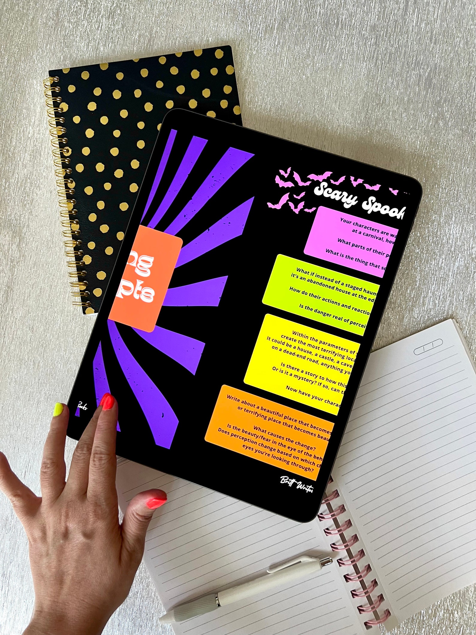 Spooky Season Writing Prompt Workbook | Halloween | Novel Writing ...