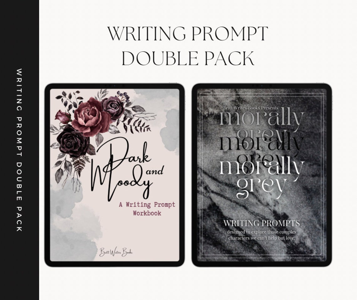 Writing Prompt Bundle | Dark and Moody Writing Prompts + Morally Grey ...
