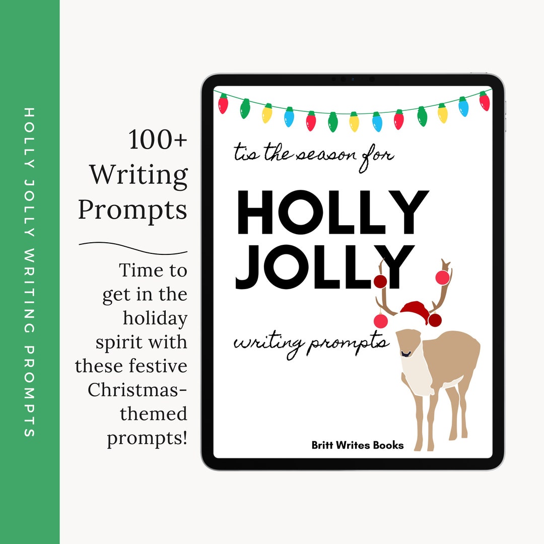 Christmas Writing Prompts | Holly Jolly Holiday Writing Prompts | - Etsy
