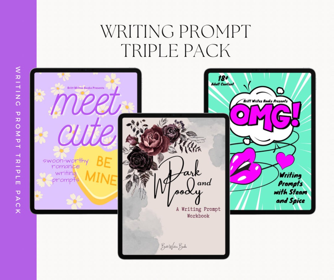 Writing Prompt Triple Pack | Dark and Moody Writing Prompts + Meet Cute ...
