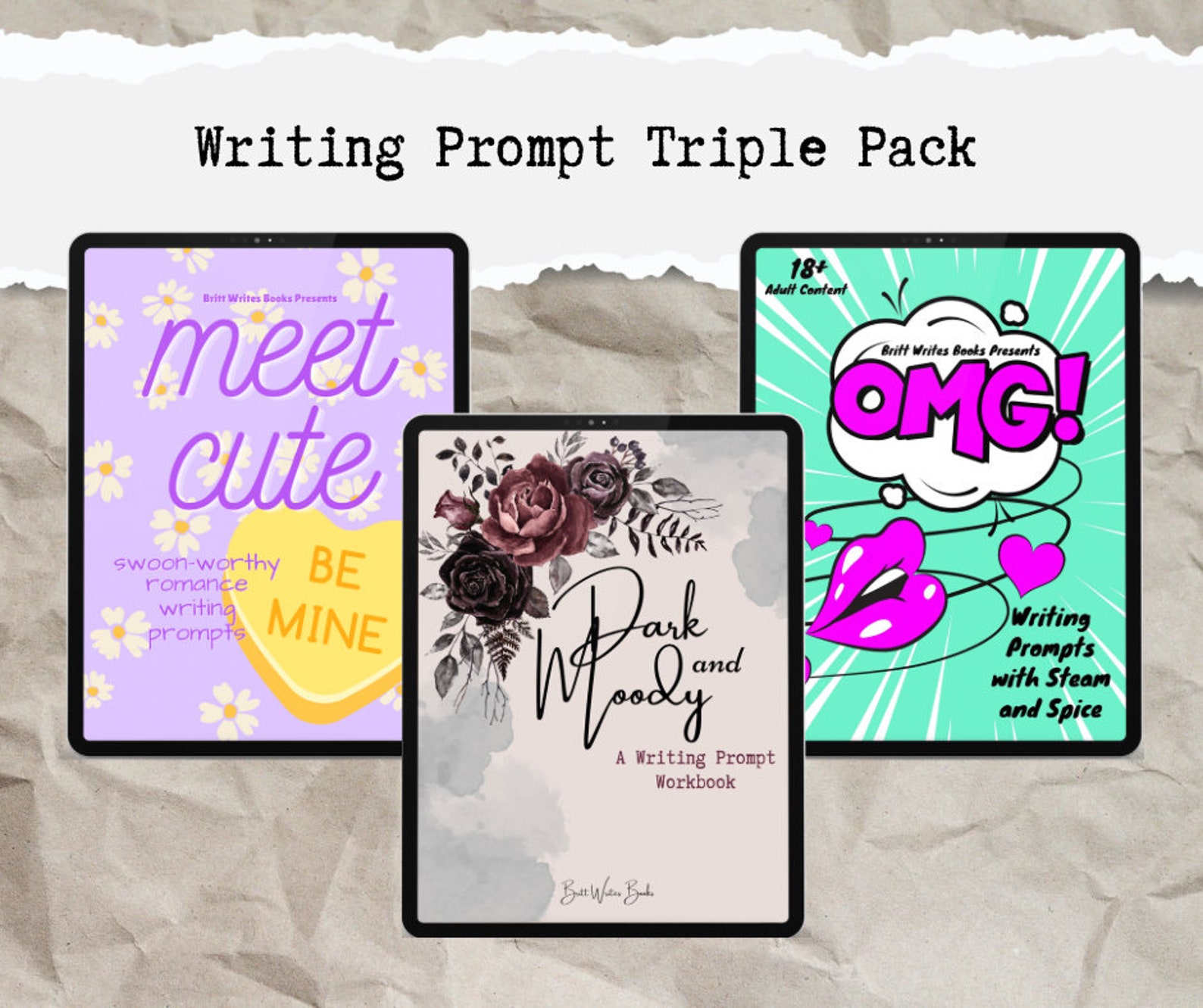 Writing Prompt Triple Pack Dark and Moody Writing Prompts - Etsy