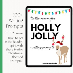 Christmas Writing Prompts | Holly Jolly Holiday Writing Prompts | - Etsy