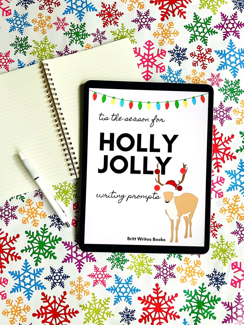 Christmas Writing Prompts Holly Jolly Holiday Writing Prompts - Etsy