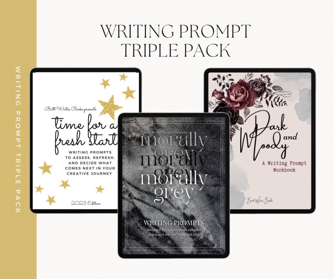 Writing Prompt Triple Pack | Dark and Moody Writing Prompts + Morally ...