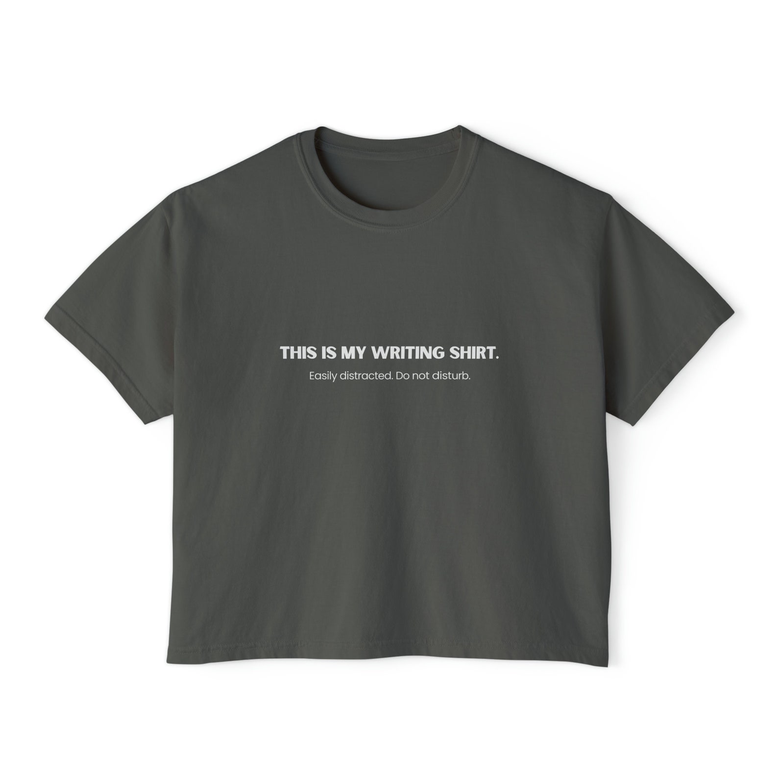 My Writing Shirt Crop Tee | T-shirt for Authors and Writers | Writer ...