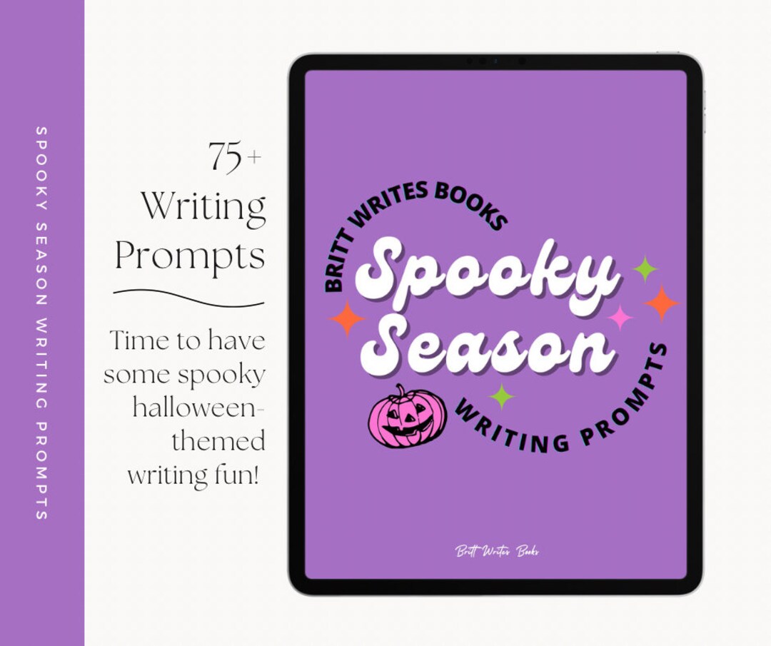 Spooky Season Writing Prompt Workbook Halloween Novel - Etsy