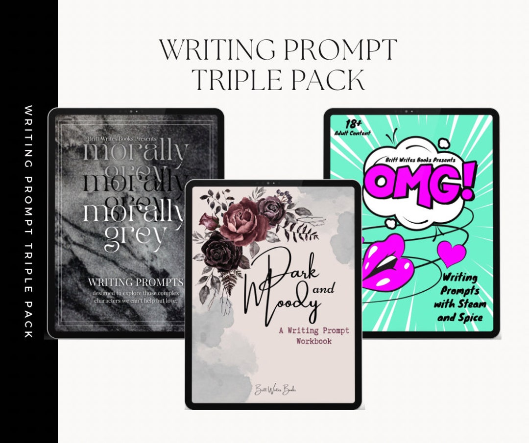 Writing Prompt Triple Pack Dark and Moody Writing Prompts Morally Grey ...