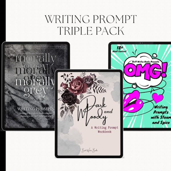 Writing Prompt Triple Pack Dark and Moody Writing Prompts Morally Grey ...