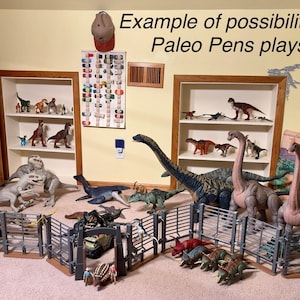 Dinosaur Enclosure Fence Panels: Handmade Paleo Pens Set - 8 Pack - Etsy