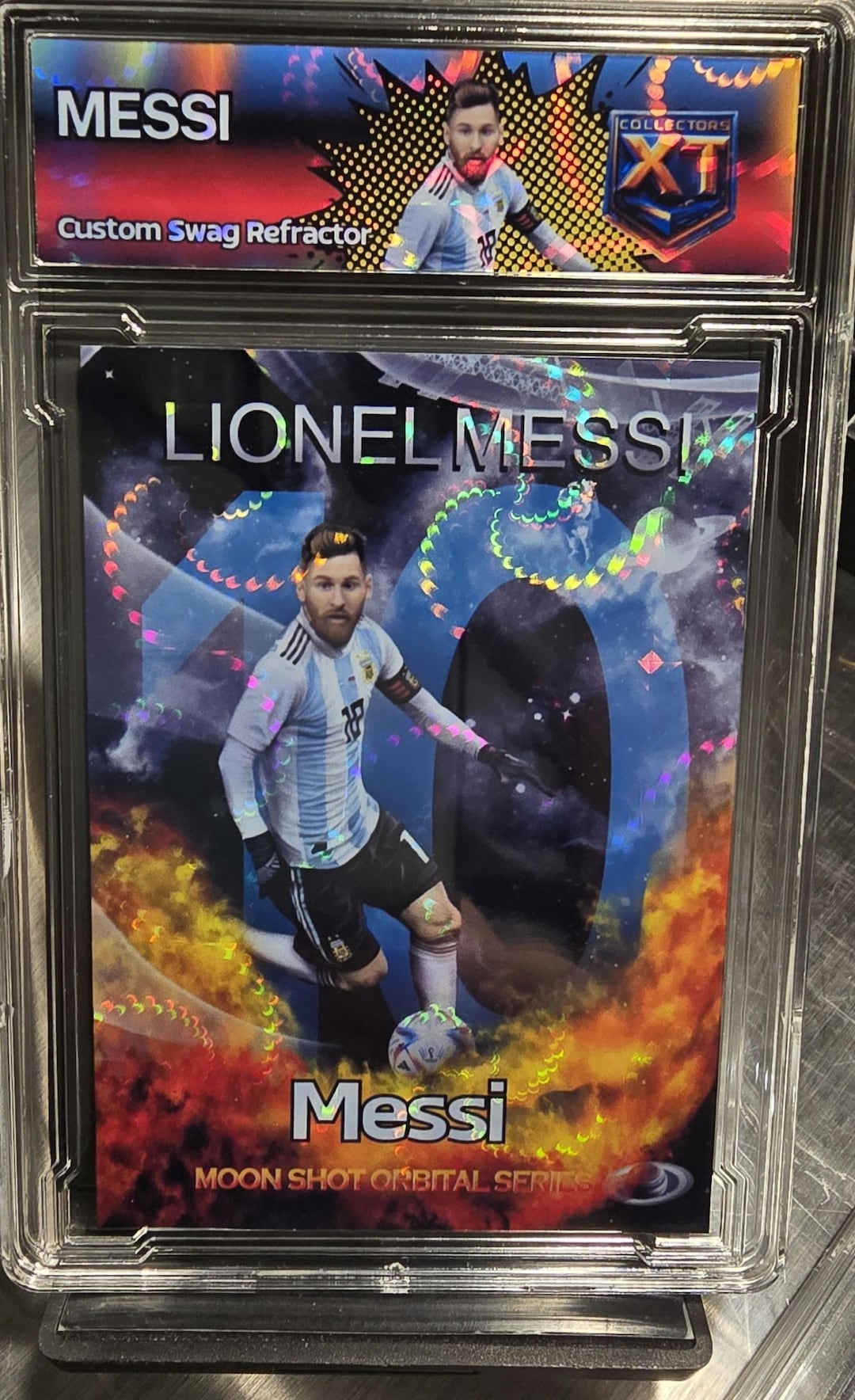 Lionel Messi Laser Swirl Custom Card! Cleveland Browns - Etsy