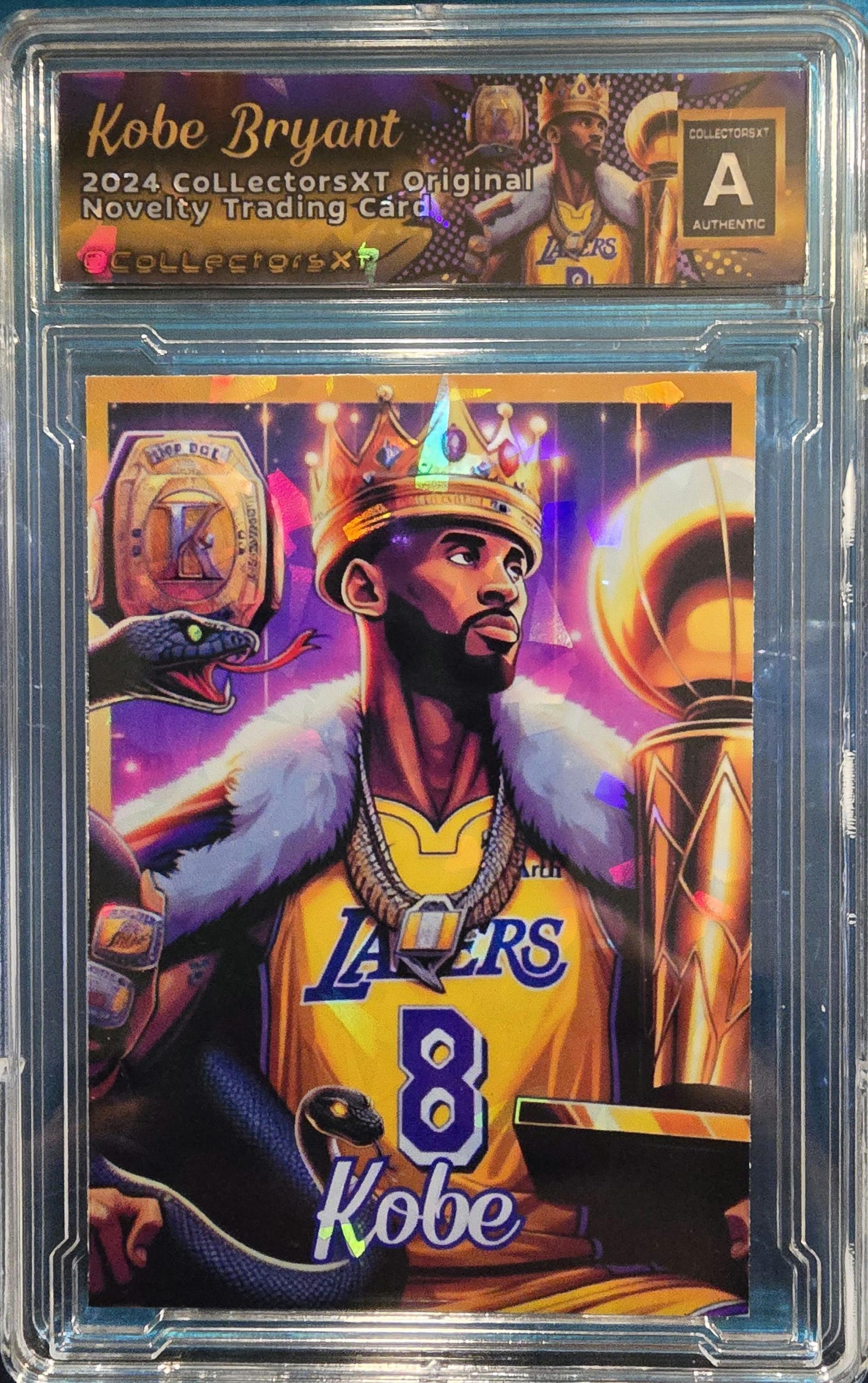 Kobe Bryant Cracked Ice Custom Card Hand Made by the Artist - Etsy