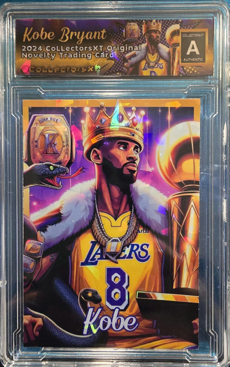 Kobe Bryant Cracked Ice Custom Card Hand Made by the Artist - Etsy