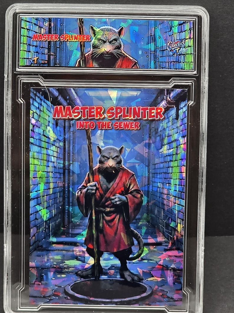 Ninja Turtles and Splinter Custom Card Hand Made by the Artist - Etsy