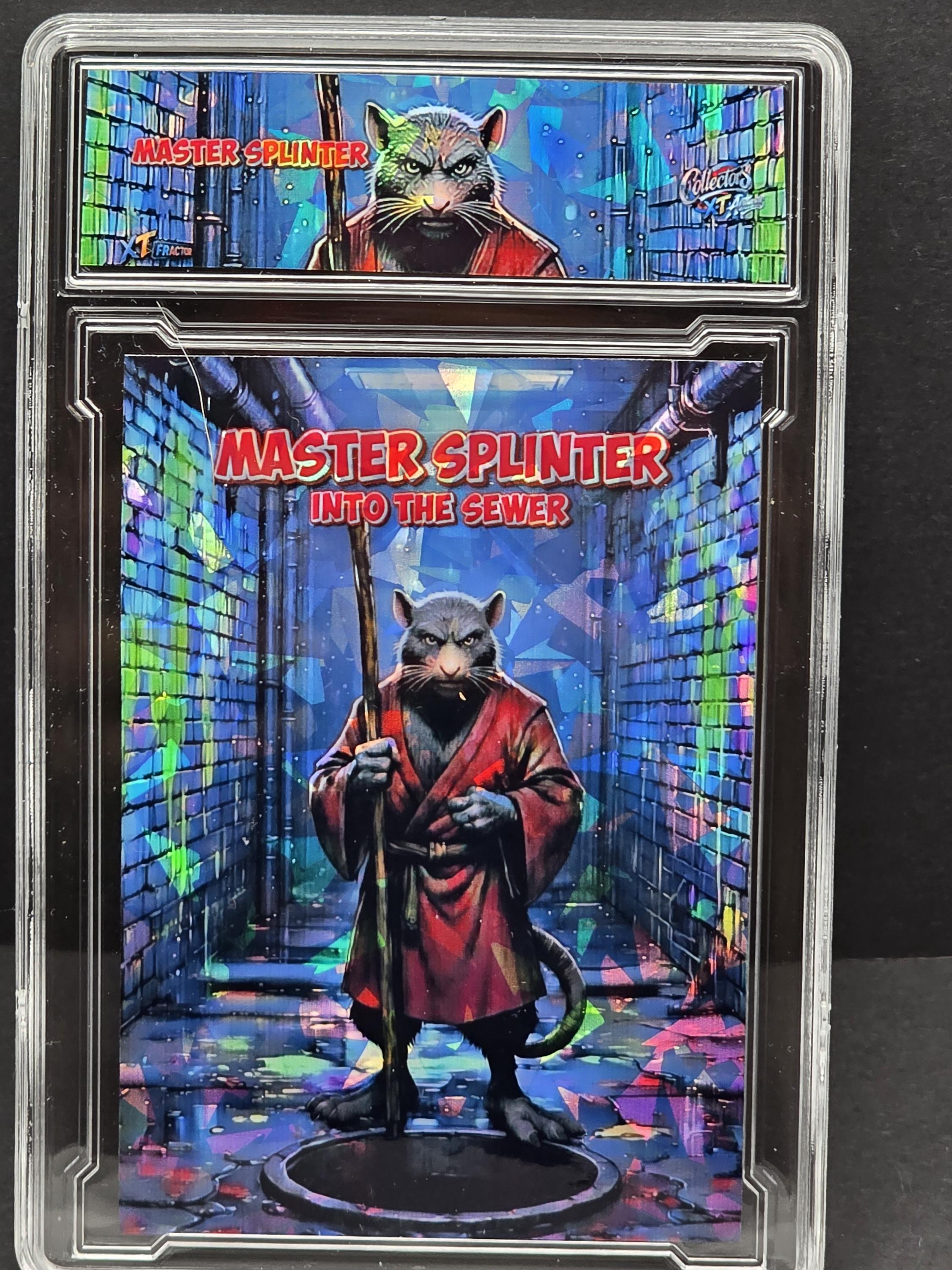 Ninja Turtles and Splinter Custom Card Hand Made by the Artist - Etsy