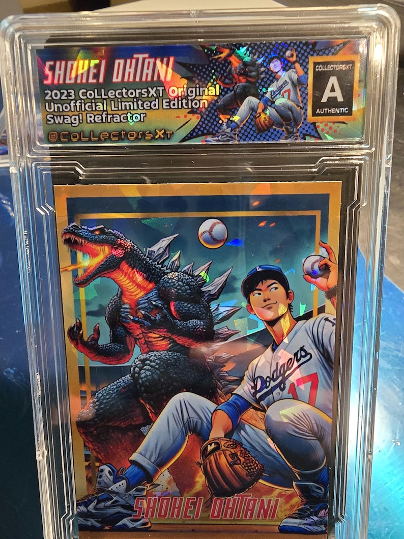 Shohei Ohtani Cracked Ice Custom Card - Etsy