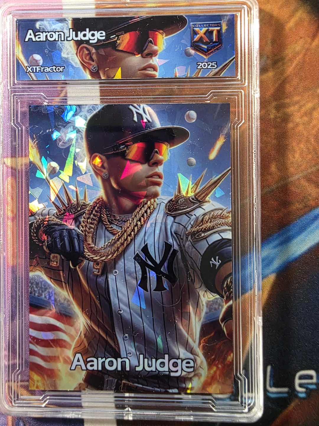 Aaron Judge Cracked Ice Custom Card Hand Made by the Artist - Etsy