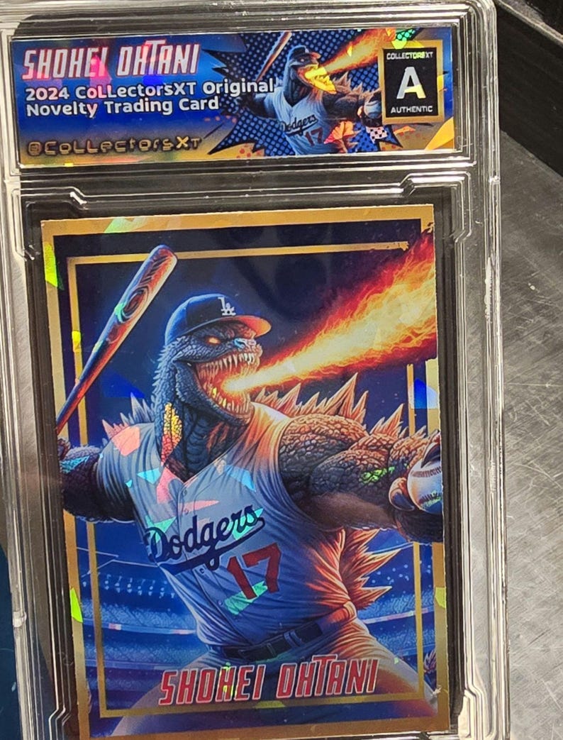 Shohei Ohtani Cracked Ice Custom Card - Etsy