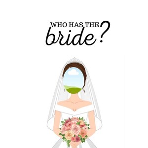 Who Has the Bride Game: Editable Hen Party Template (canva, Digital ...