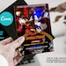 Editable Sonic Shadow Birthday Invitation, Sonic the Hedgehog Kids ...