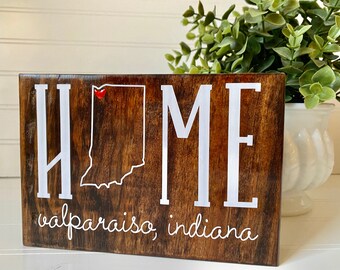 State Home Sign - Etsy