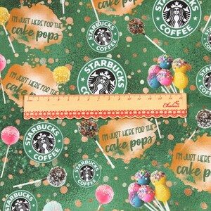 Starbucks Fabric for Coffee Lover Fabric | Tarbucks Coffee Fabric ...