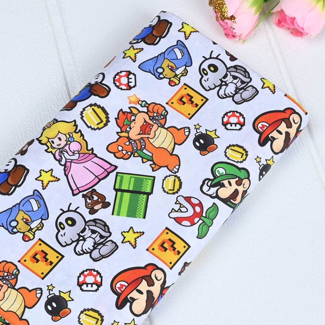 Classic Game Fabric 80’s Arcade Game Fabric Retro Arcade Games Fabric ...