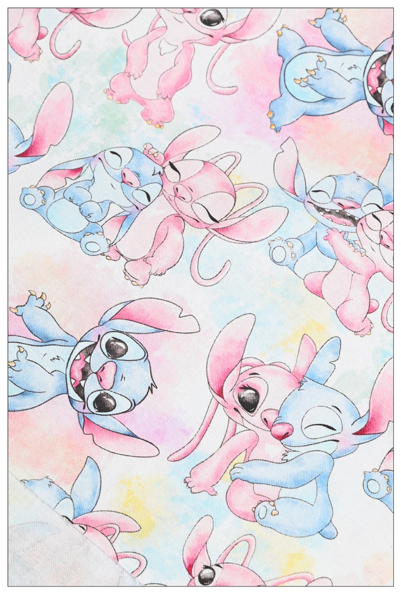 Disney Characters Fabric Stitch Fabric Lilo & Stitch Fabric - Etsy